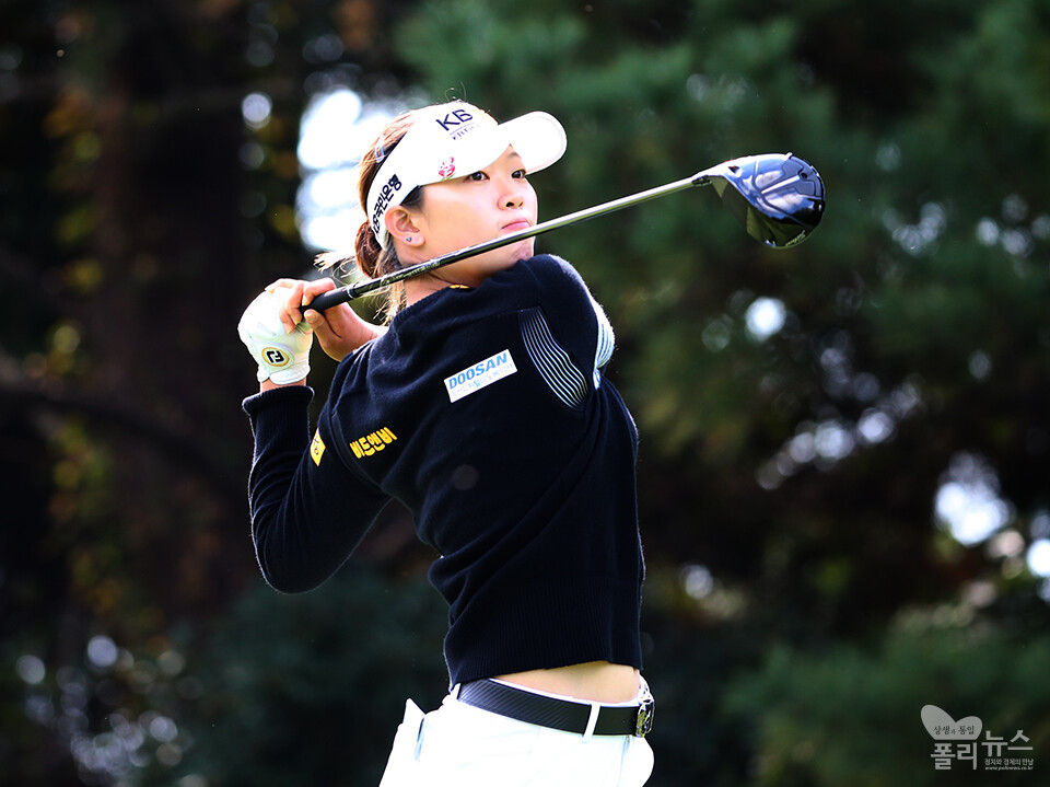 [KLPGA] 방신실, '300야드 장타력 뽐내는 파워 티샷'