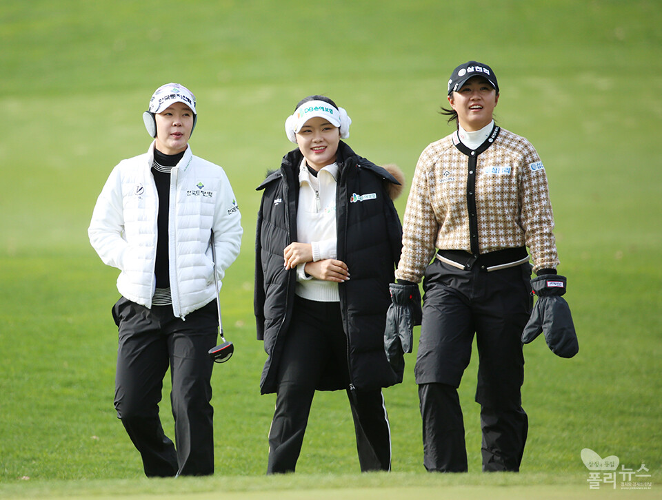 [KLPGA] 박지영-서어진-마다솜, '화기애애한 분위기'