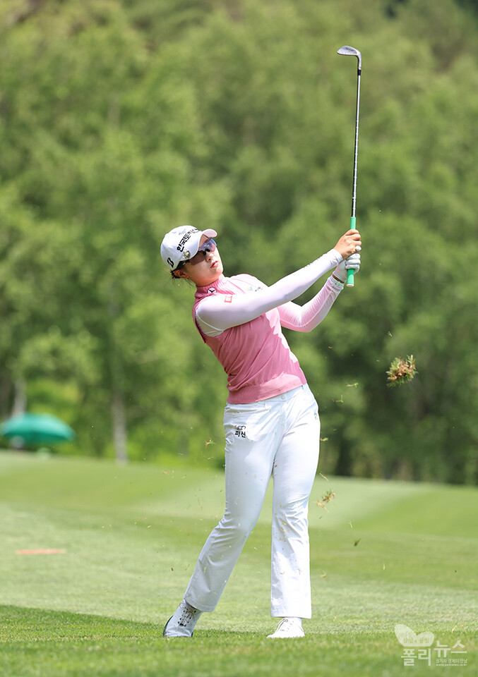 [KLPGA]박현경, 완벽한 컨트롤 샷