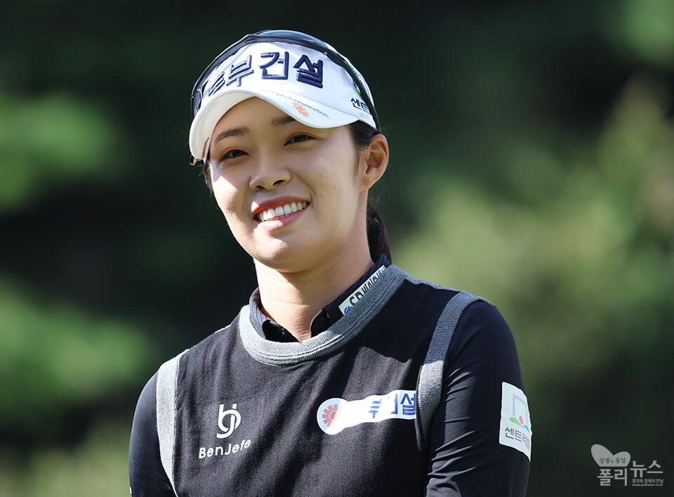 [KLPGA]'8언더파' 김수지, 하이트진로 챔피언십 3R 단독 선두로 도약.."행복한 경기 마무리"