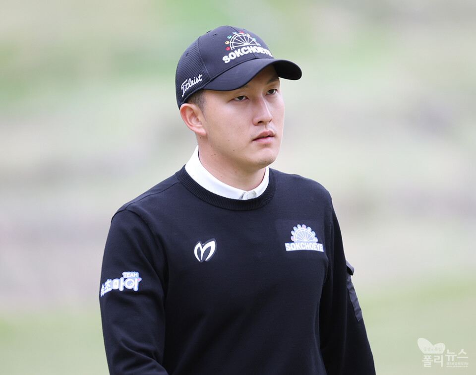 [KPGA] 3R 선두 김백준, '자신감 넘치는 표정'
